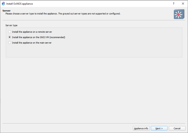 Setting up IP Infusion OcNOS on GNS3 - Pine Networks